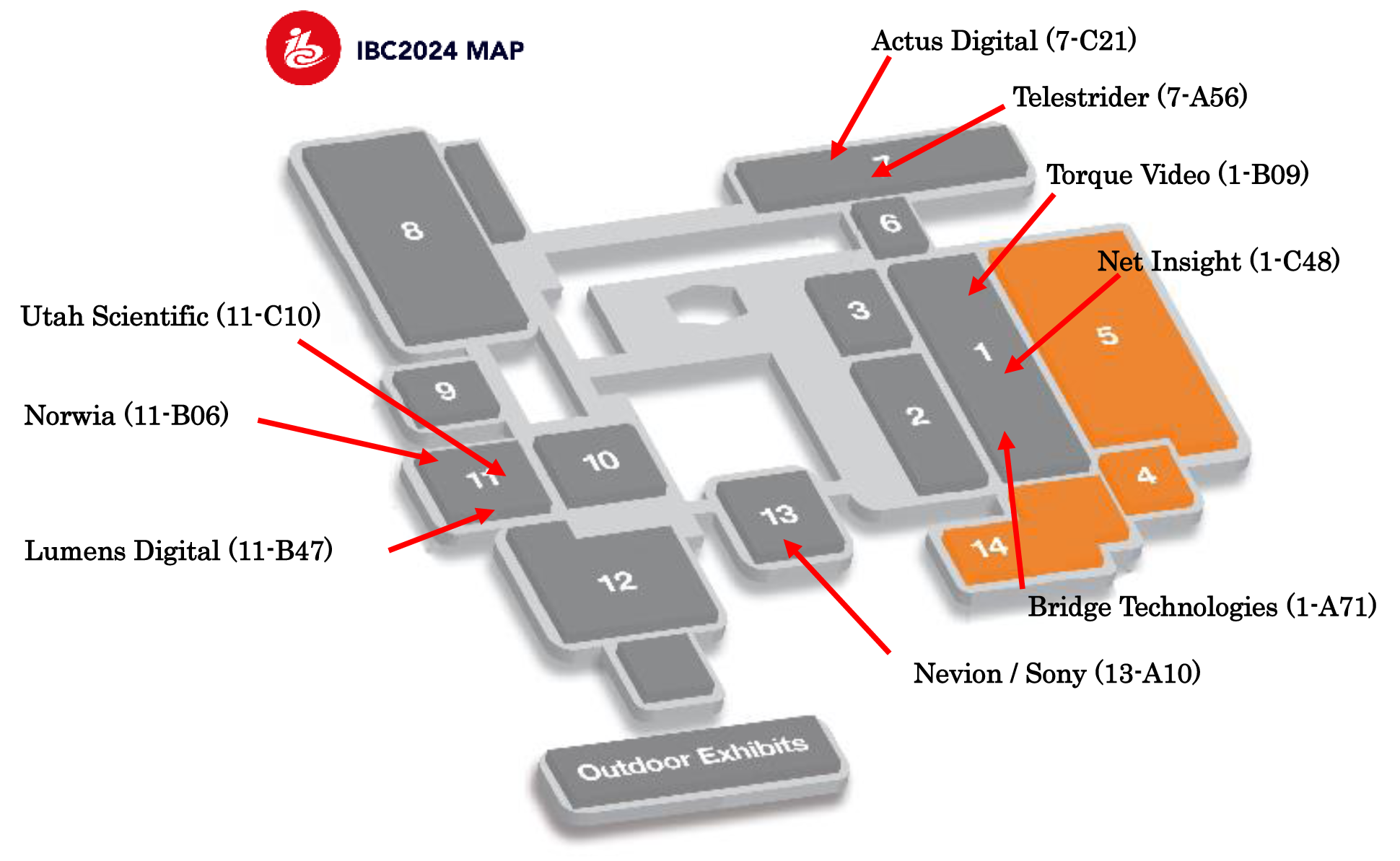 IBC2024展示会 弊社取り扱いメーカー出展概要 | NEJ